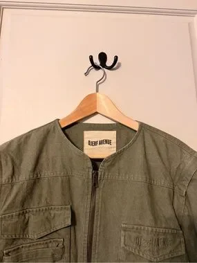 Djerf Avenue | Jackets & Coats | Djerf Avenue Olive Green Utility ...